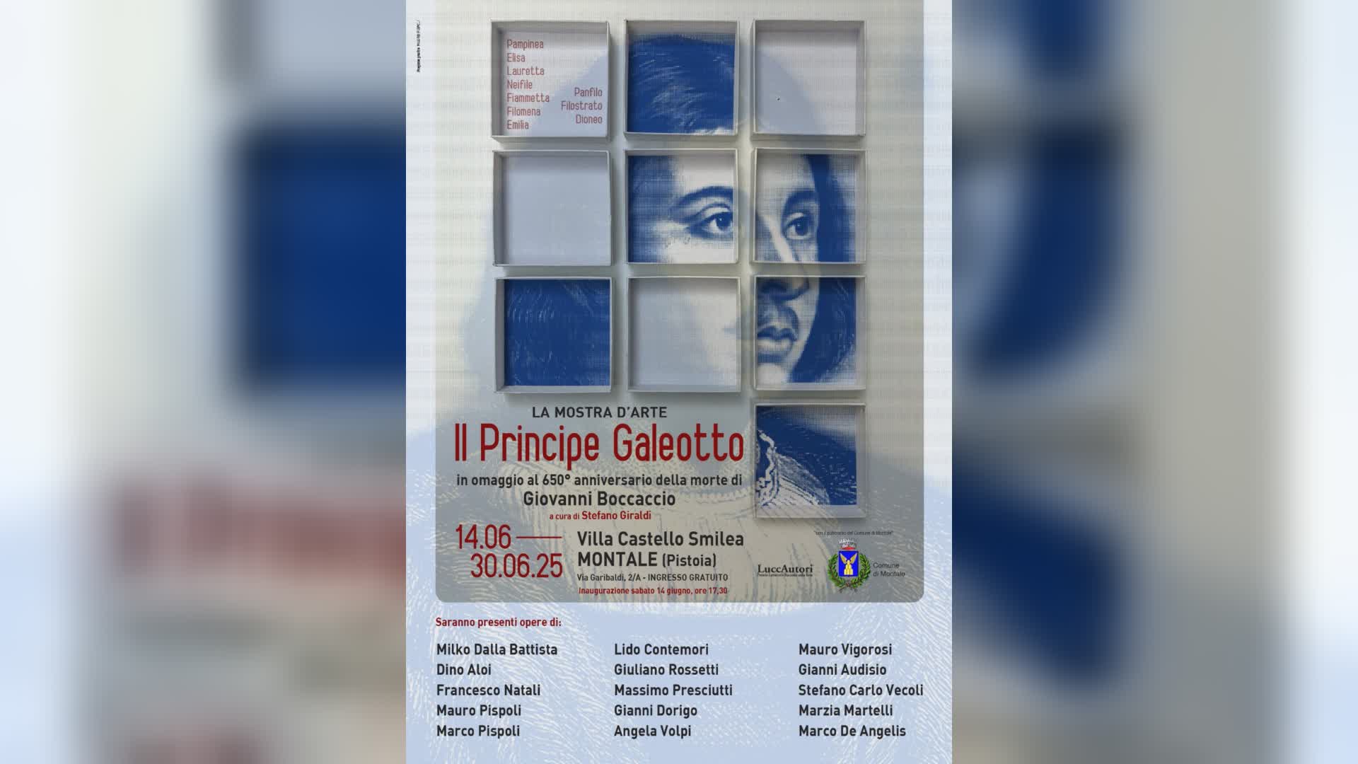 Montale - A Villa Smilea la mostra "Il Principe Galeotto" - TVL